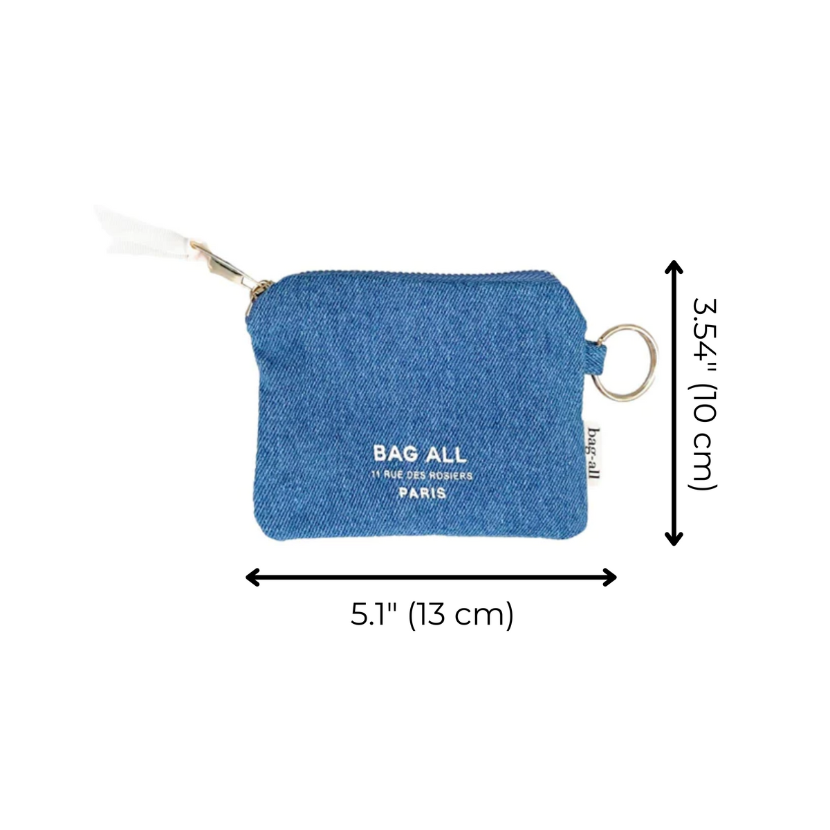 Mini Trinket Pouch, Denim | Bag-all