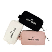 My Skin Care Case: Black Organizing Pouch with Coated Lining