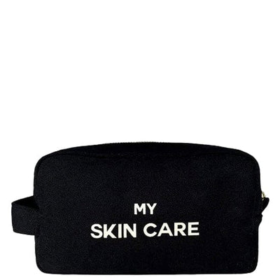 My Skin Care Case: Black Organizing Pouch with Coated Lining